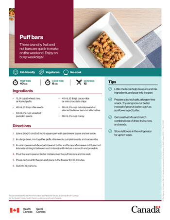 Puff bars - Canada's Food Guide